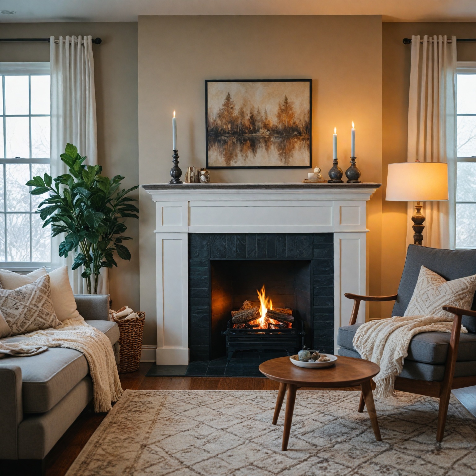 Enhance Your Home with a Plug-In Electric Fireplace
