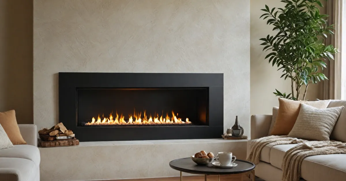 How a firebox fireplace transforms electric heating into a realistic ...